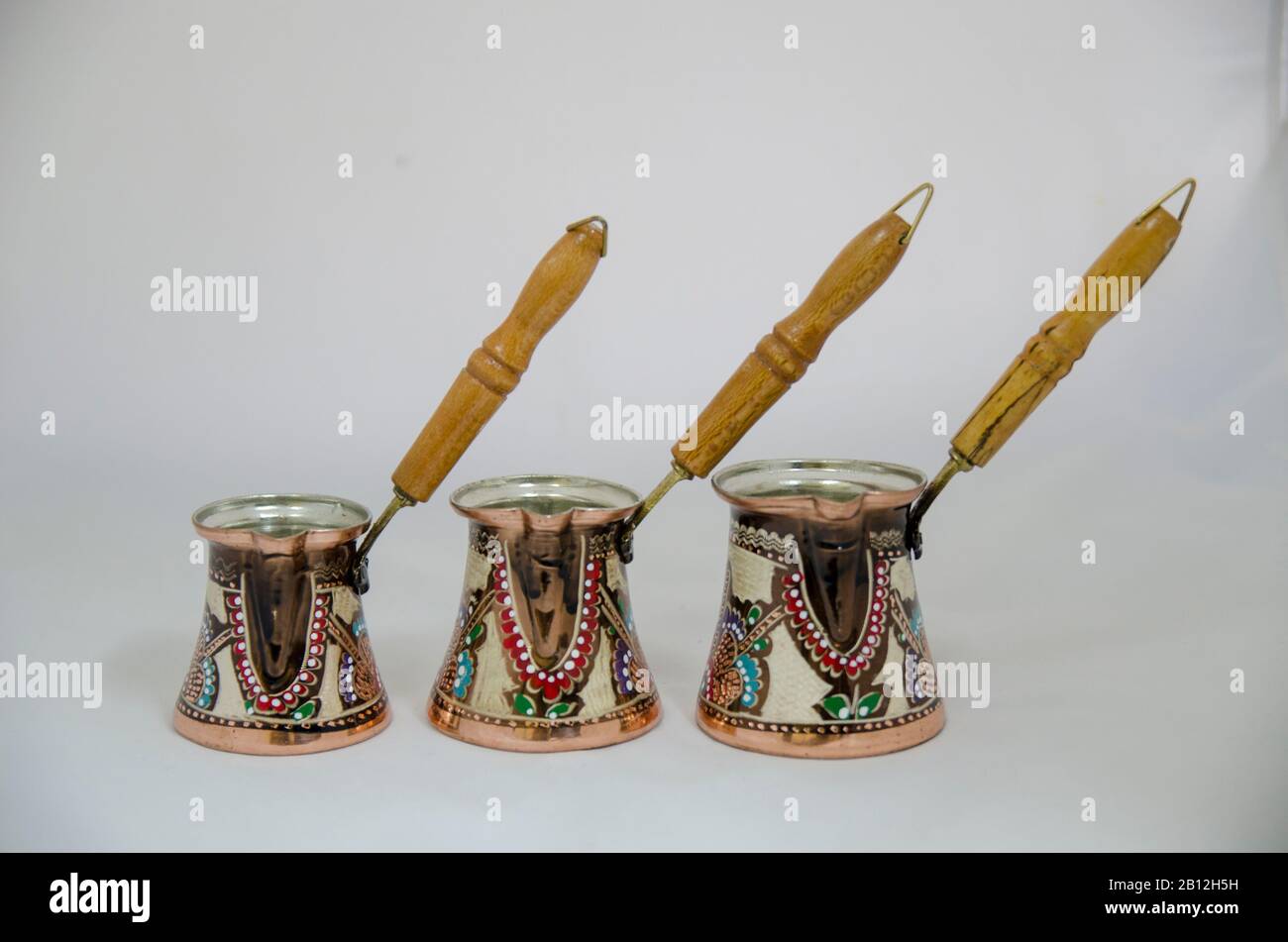 Turkish Coffee Pot Set Stock Photo - Alamy