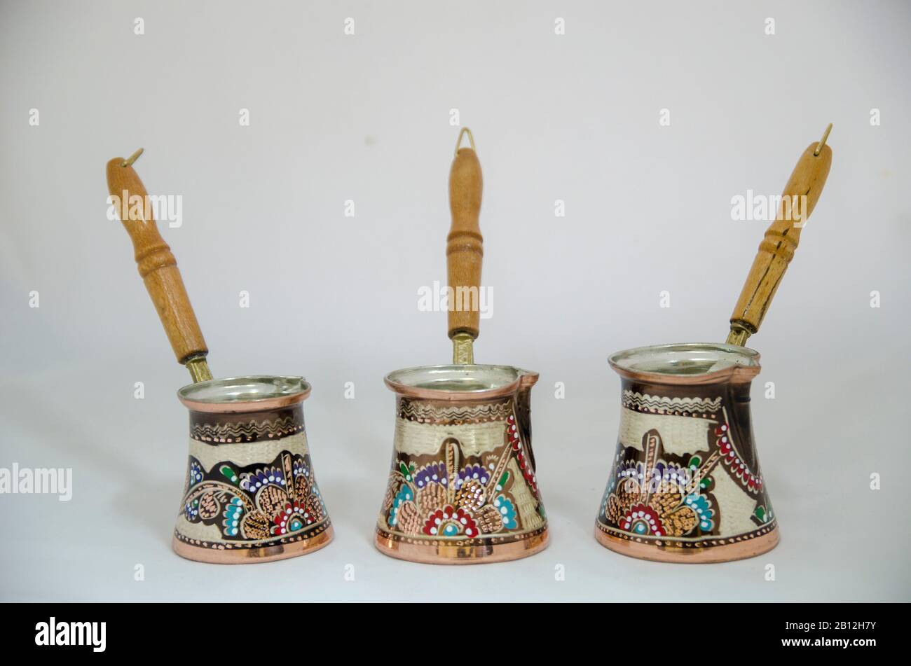 Turkish Coffee Pot Set Stock Photo - Alamy