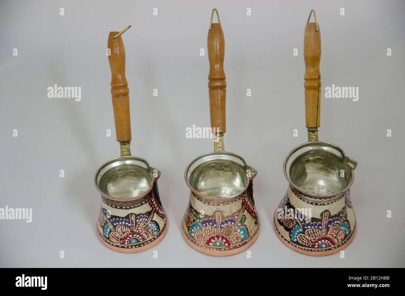 Turkish Coffee Pot Set Stock Photo - Alamy