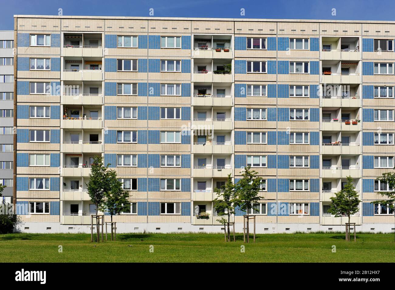 Plattenbau balcony hi-res stock photography and images - Alamy