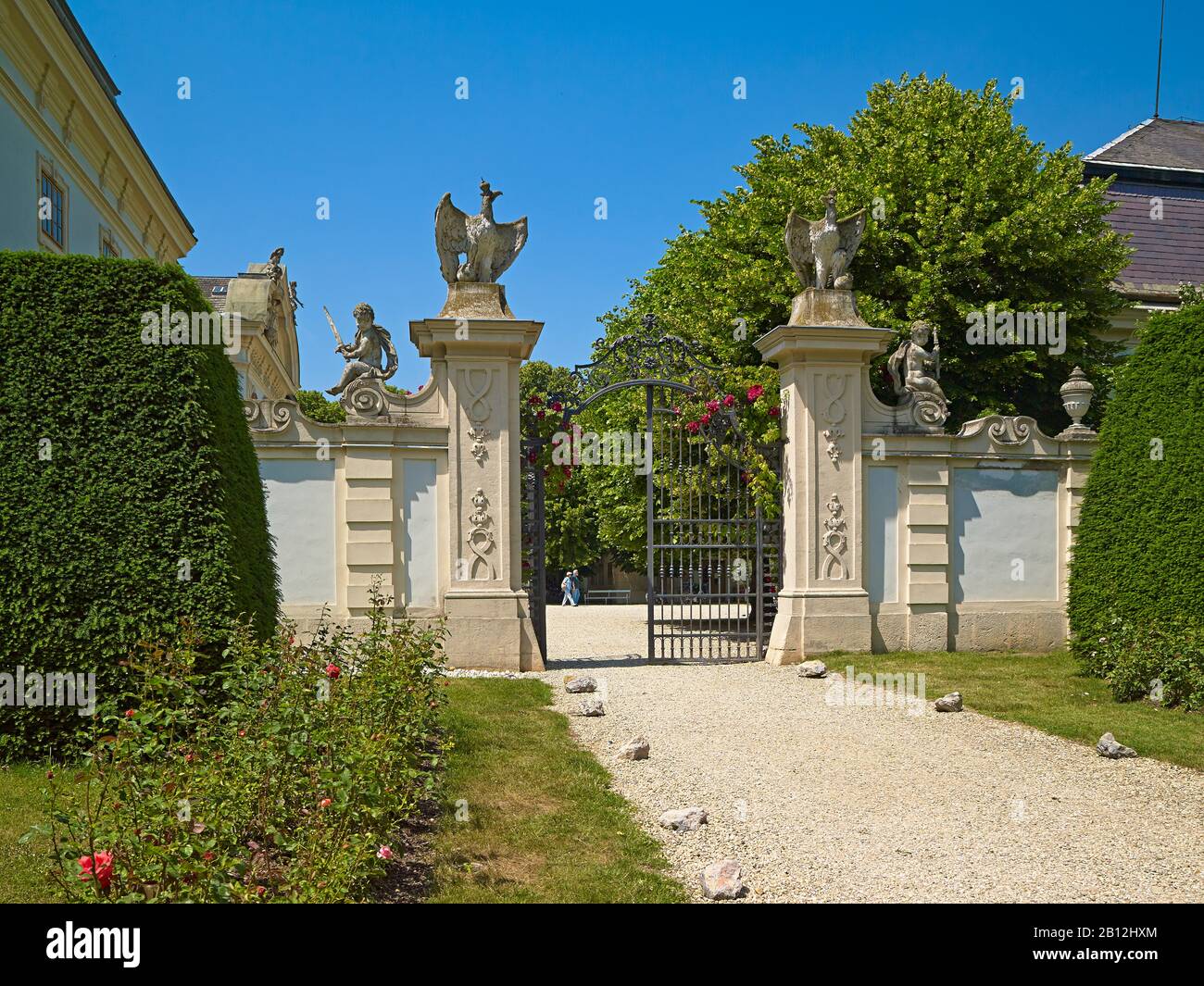 Gate of baroque castle hi-res stock photography and images - Alamy