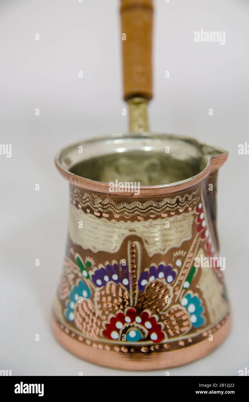 Turkish Coffee Pot Stock Photo - Alamy