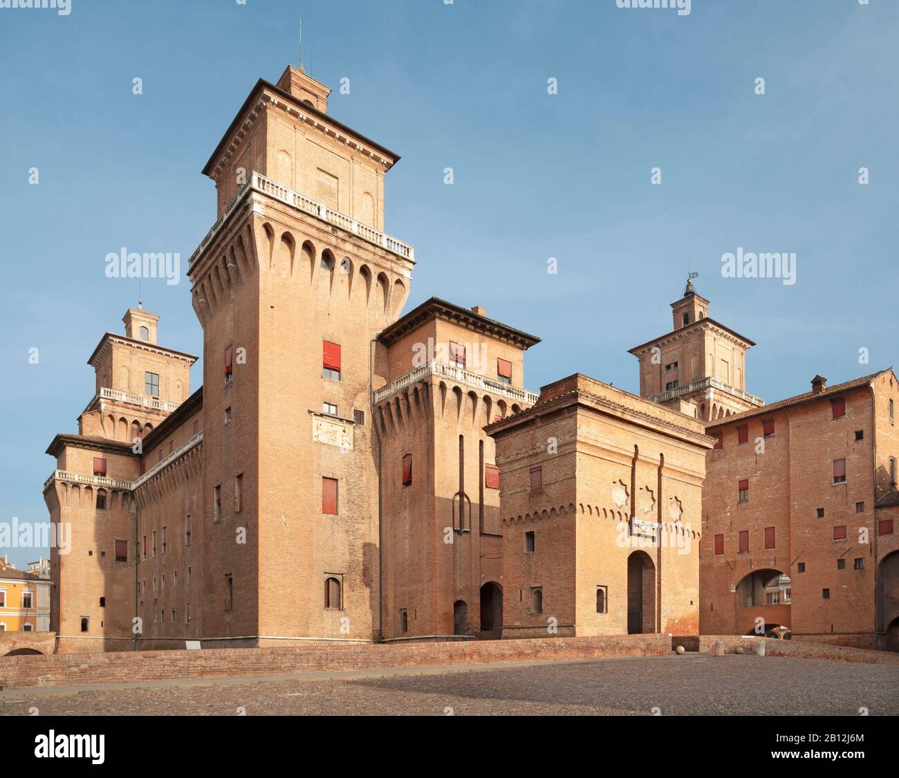 Estense Castle Ferrara Emilia Romagna High Resolution Stock Photography ...