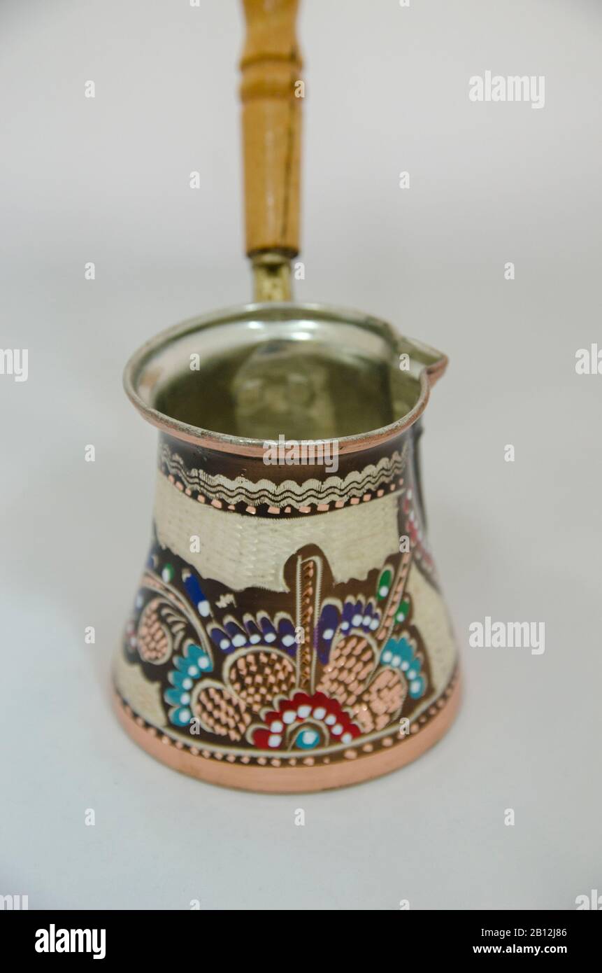Turkish Coffee Pot Stock Photo - Alamy
