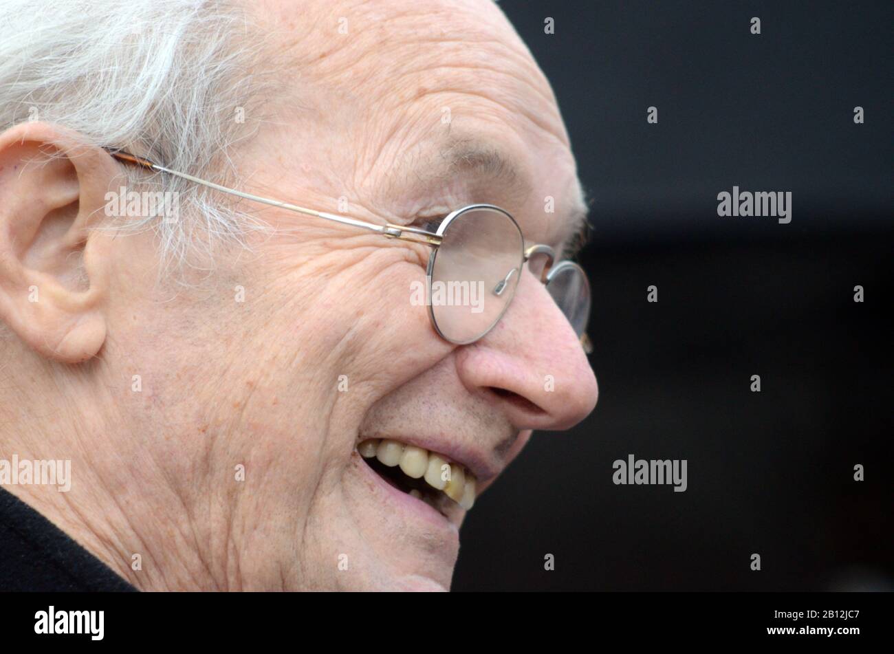 London, UK, 22 Feb 2020 John Shipton, father of Julian Assange. Rally ...