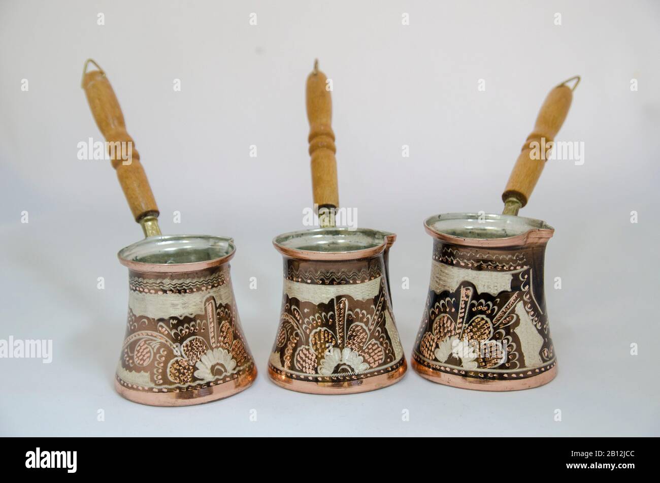 Turkish Coffee Pot Set Stock Photo - Alamy