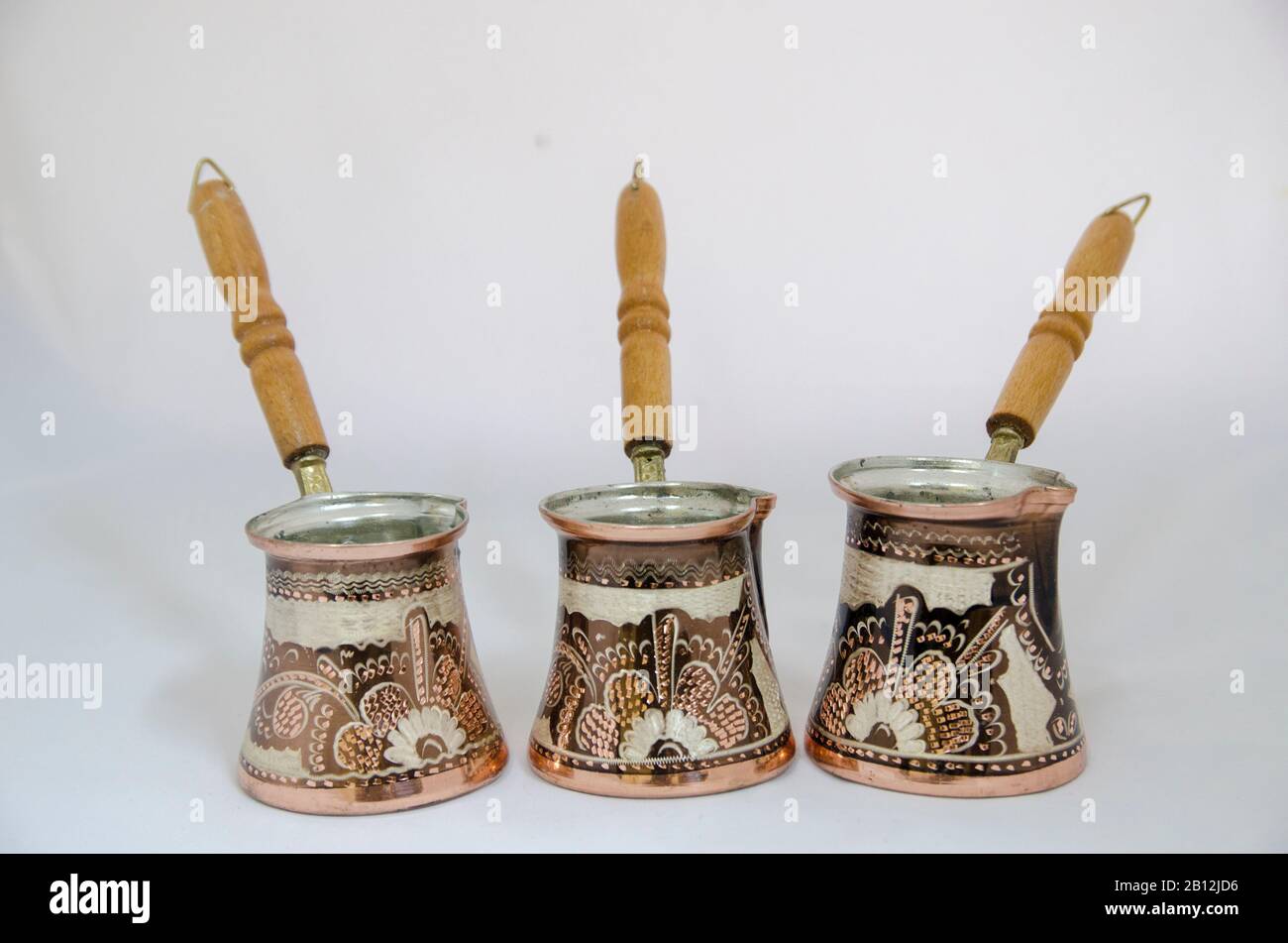 Turkish Coffee Pot Set Stock Photo - Alamy