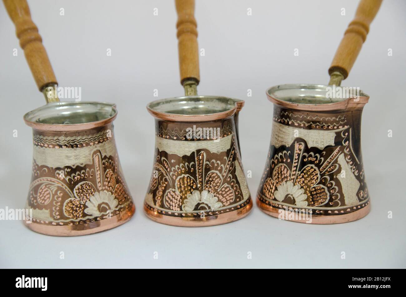 Turkish Coffee Pot Set Stock Photo - Alamy