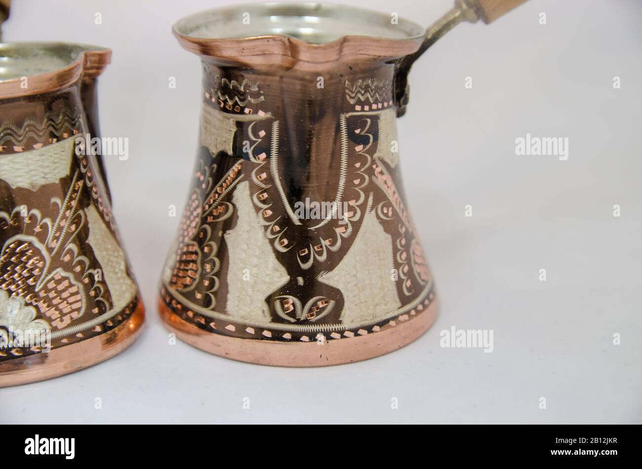 Turkish Coffee Pot Set Stock Photo - Alamy