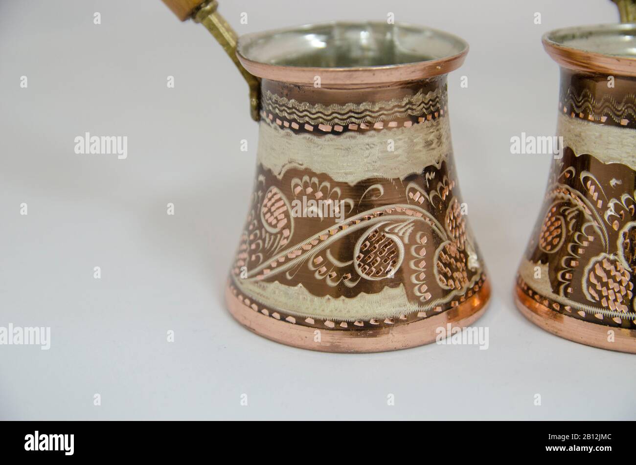 Turkish Coffee Pot Set Stock Photo - Alamy