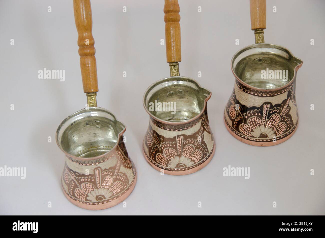 Turkish Coffee Pot Set Stock Photo - Alamy