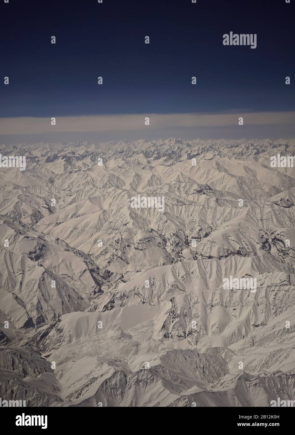 Aerial view of Indian Himalayas. Himalayas. India Stock Photo - Alamy