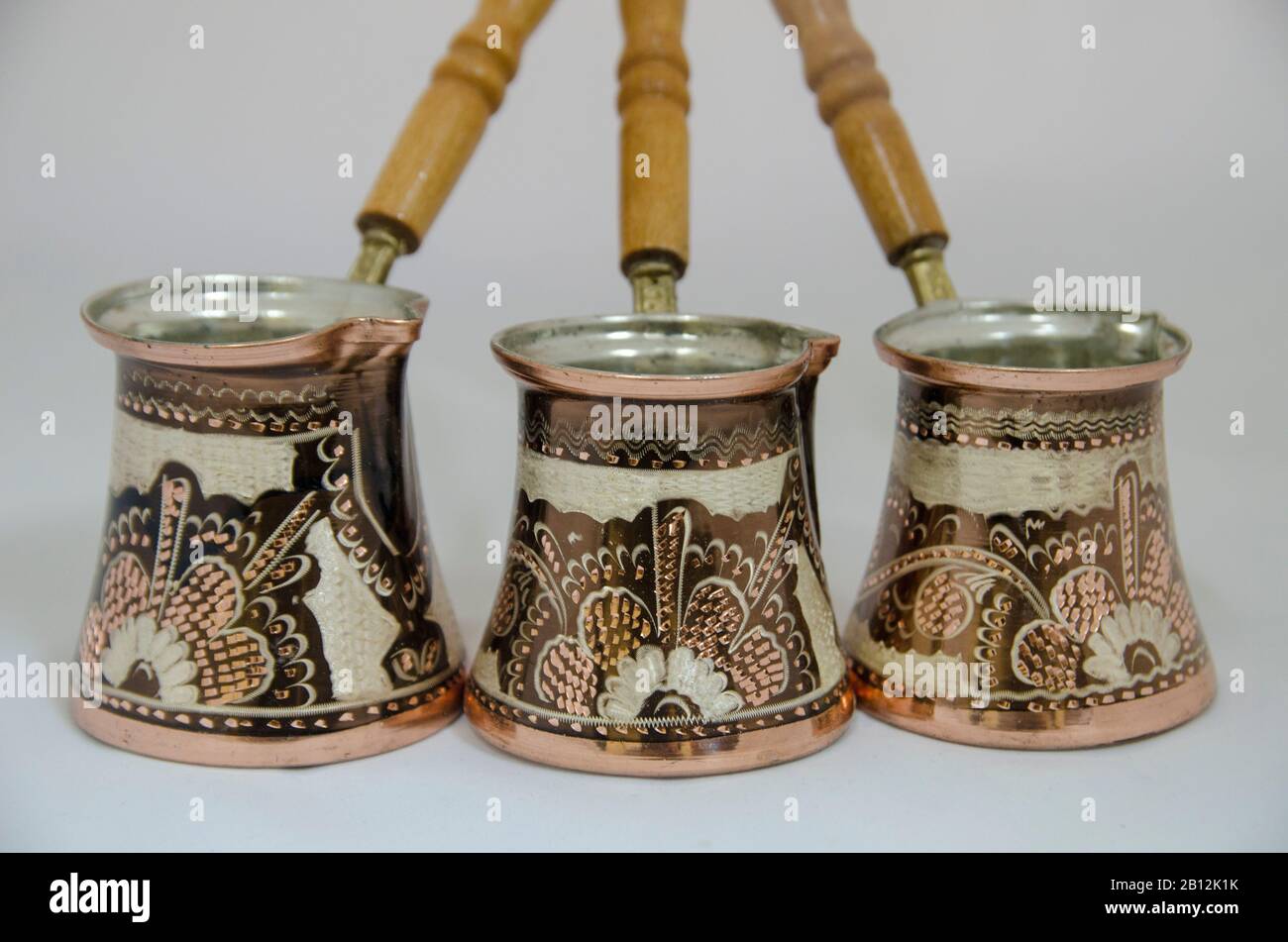 Turkish Coffee Pot Set Stock Photo - Alamy