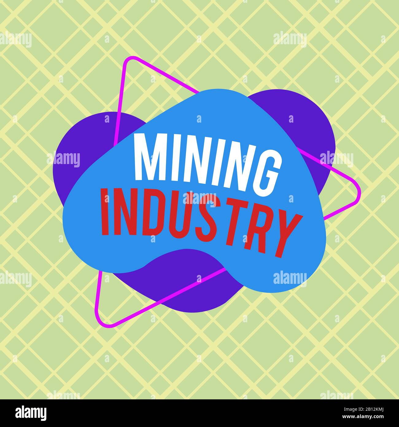 Writing Note Showing Mining Industry Business Concept For Extraction