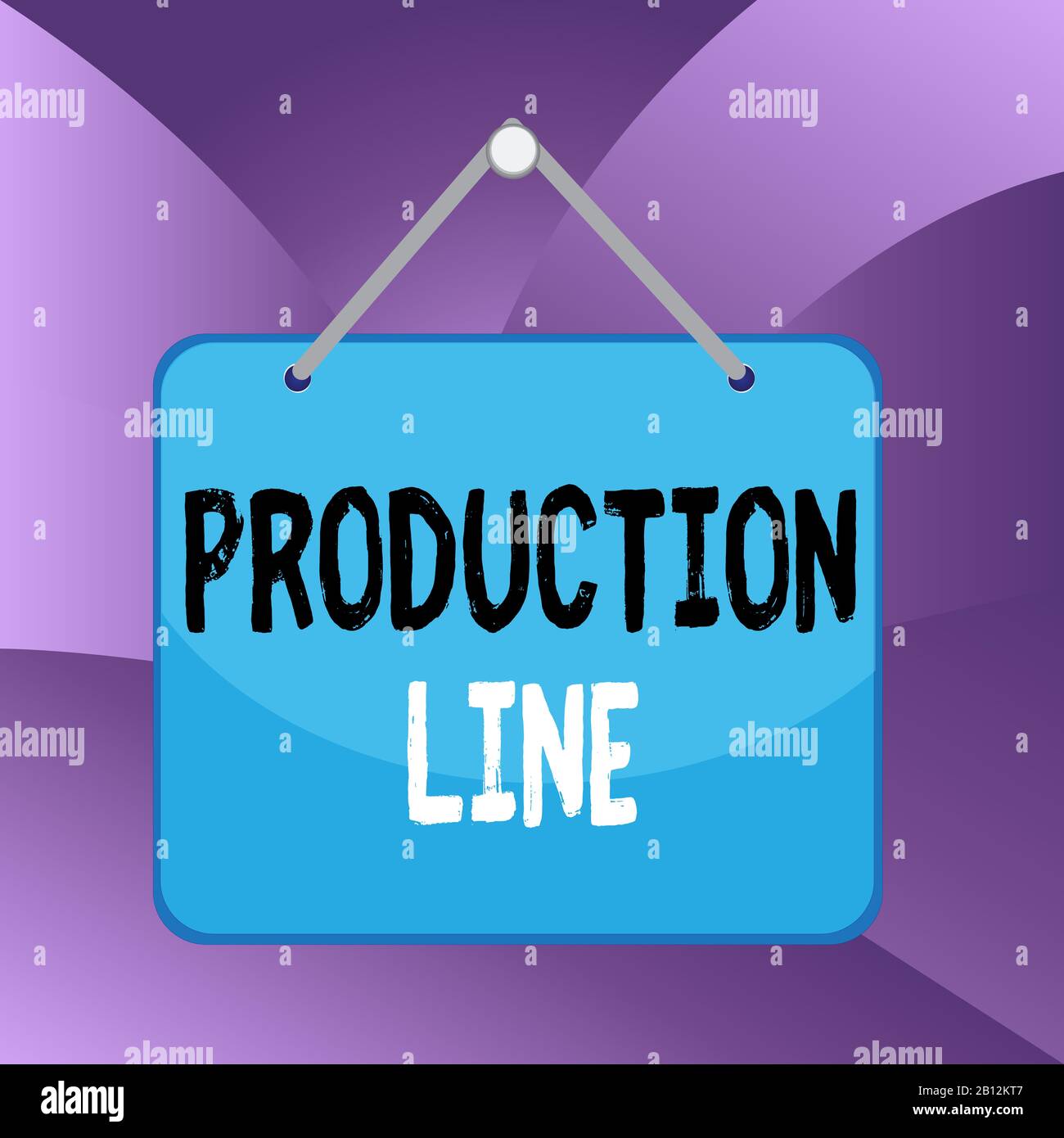 Handwriting text Production Line. Conceptual photo set of sequential ...