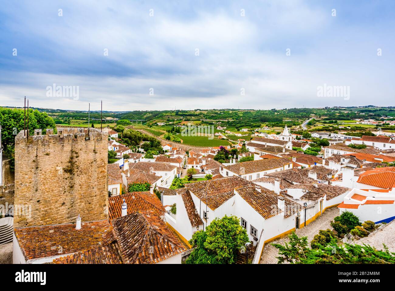Obidos portugal architecture hi-res stock photography and images - Alamy