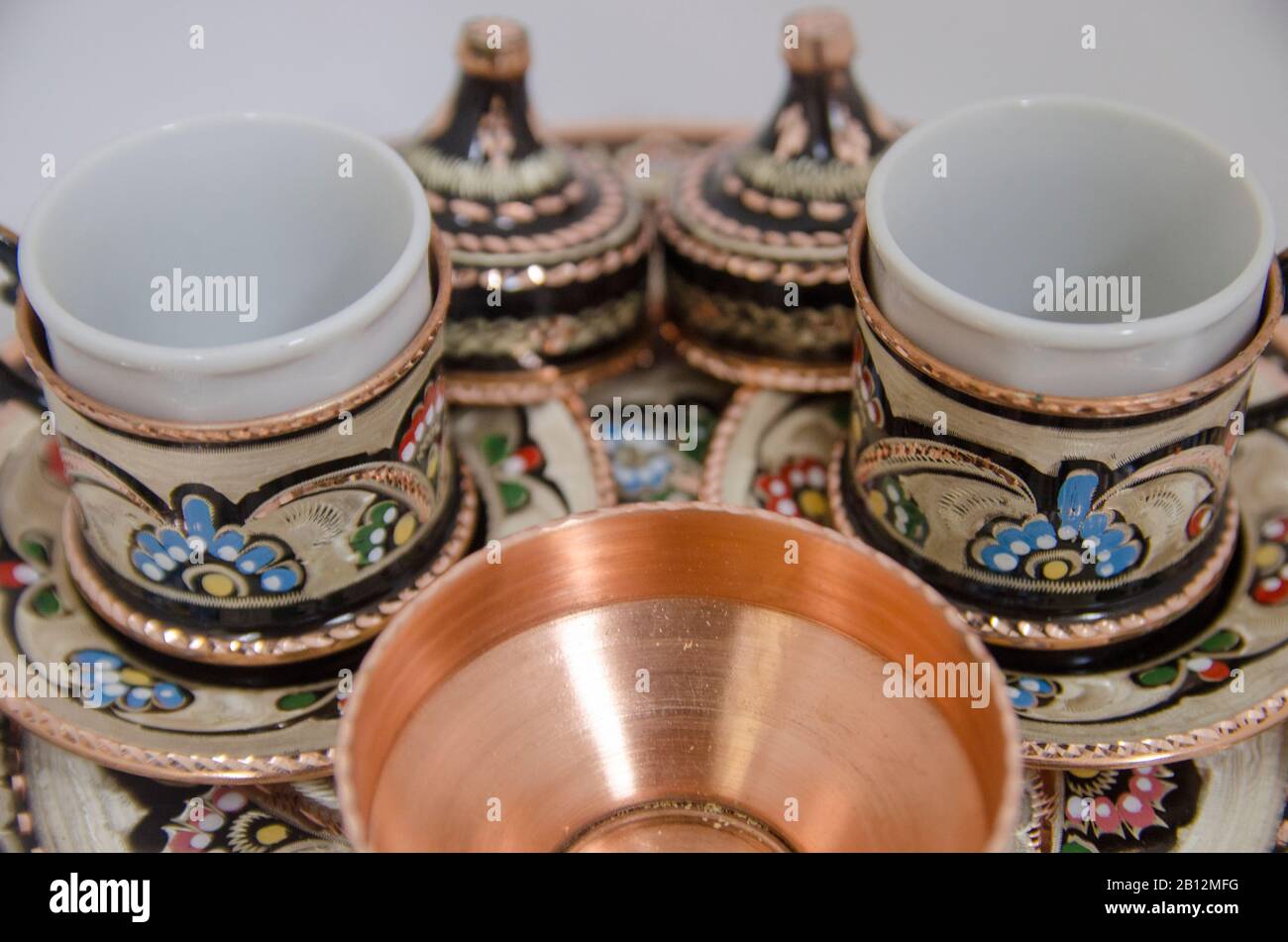 Turkish Coffee Set Stock Photo - Alamy