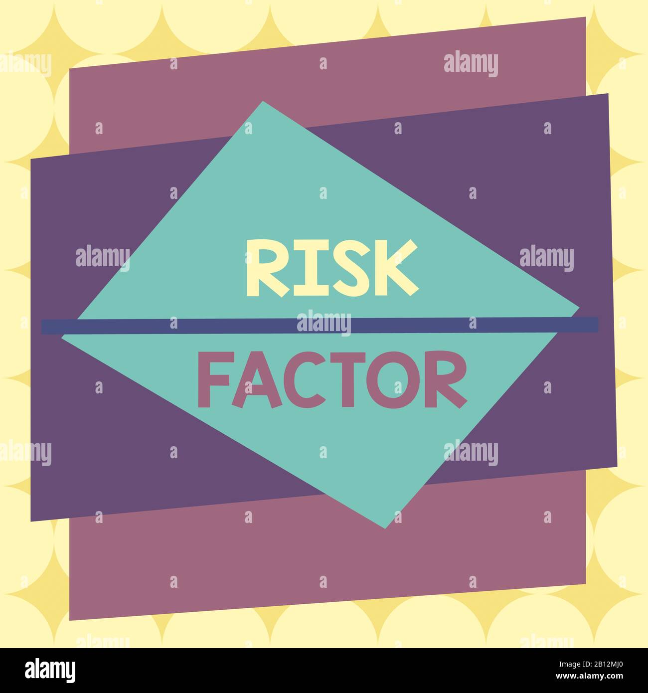 Writing note showing Risk Factor. Business concept for a condition ...
