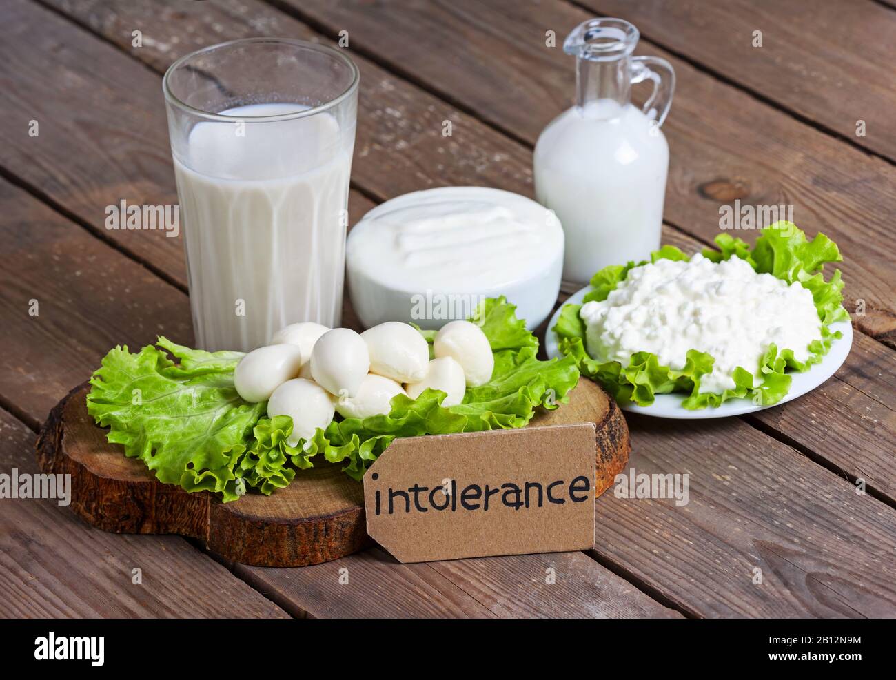lactose intolerance with background Stock Photo - Alamy