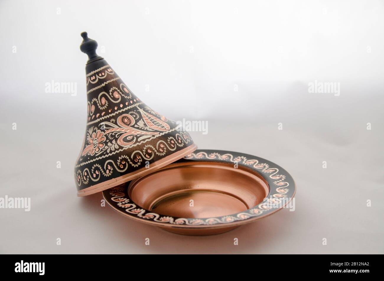 Copper Sugar Bowl Stock Photo - Alamy