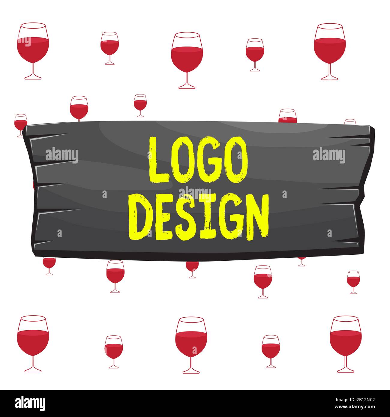 Text sign showing Logo Design. Business photo showcasing a graphic ...