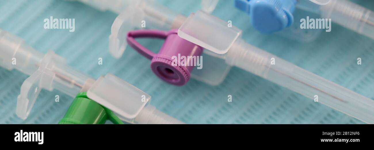 Catheter on paper napkin in hospital Stock Photo - Alamy