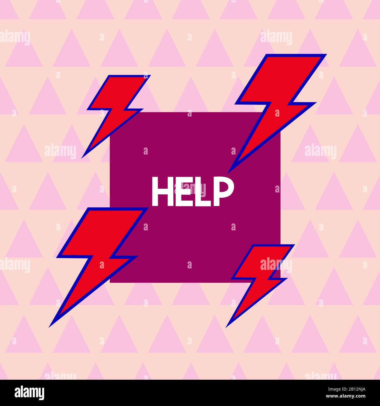 Text sign showing Help. Business photo showcasing The action of helping ...