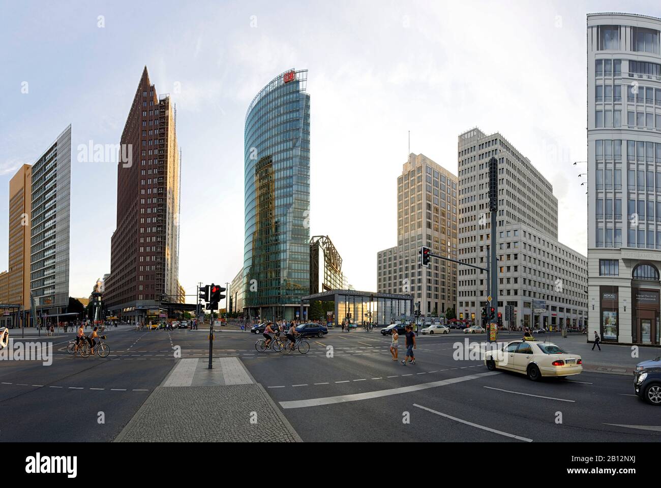 Panorama,PwC,Pricewaterhouse Coopers,Kollhoff Tower,BahnTower of the ...