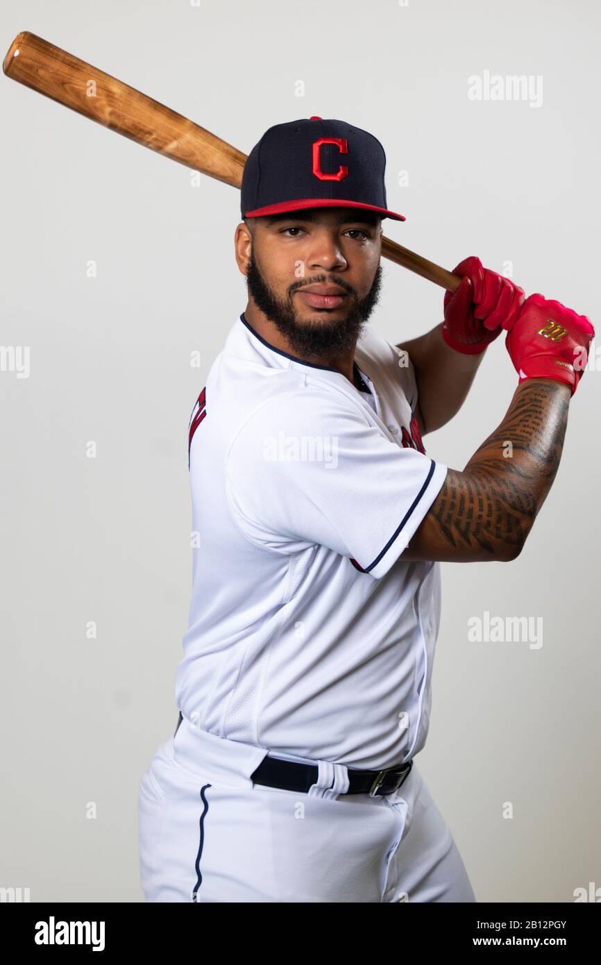Cleveland Indians first basemen Bobby Bradley poses for a portrait ...