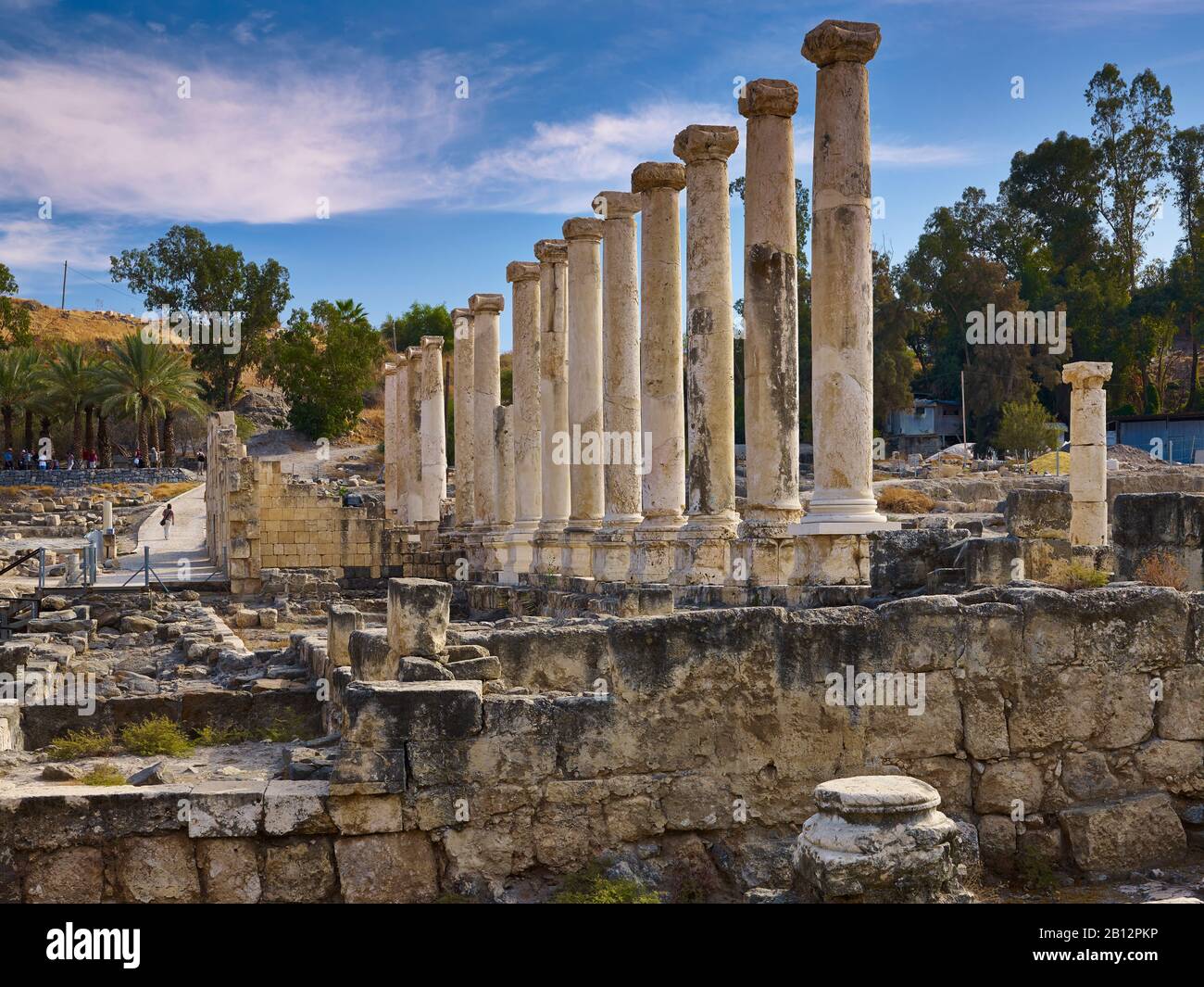 Silvanus Street of the Ancient City of Bet Ash'an also Scythopolis in ...