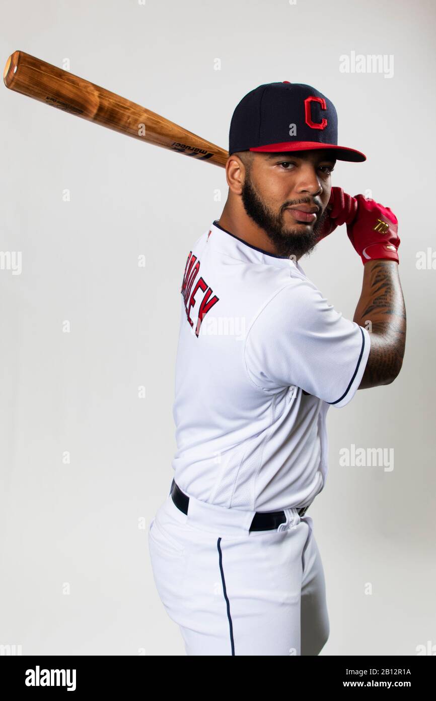 Cleveland Indians first basemen Bobby Bradley poses for a portrait ...