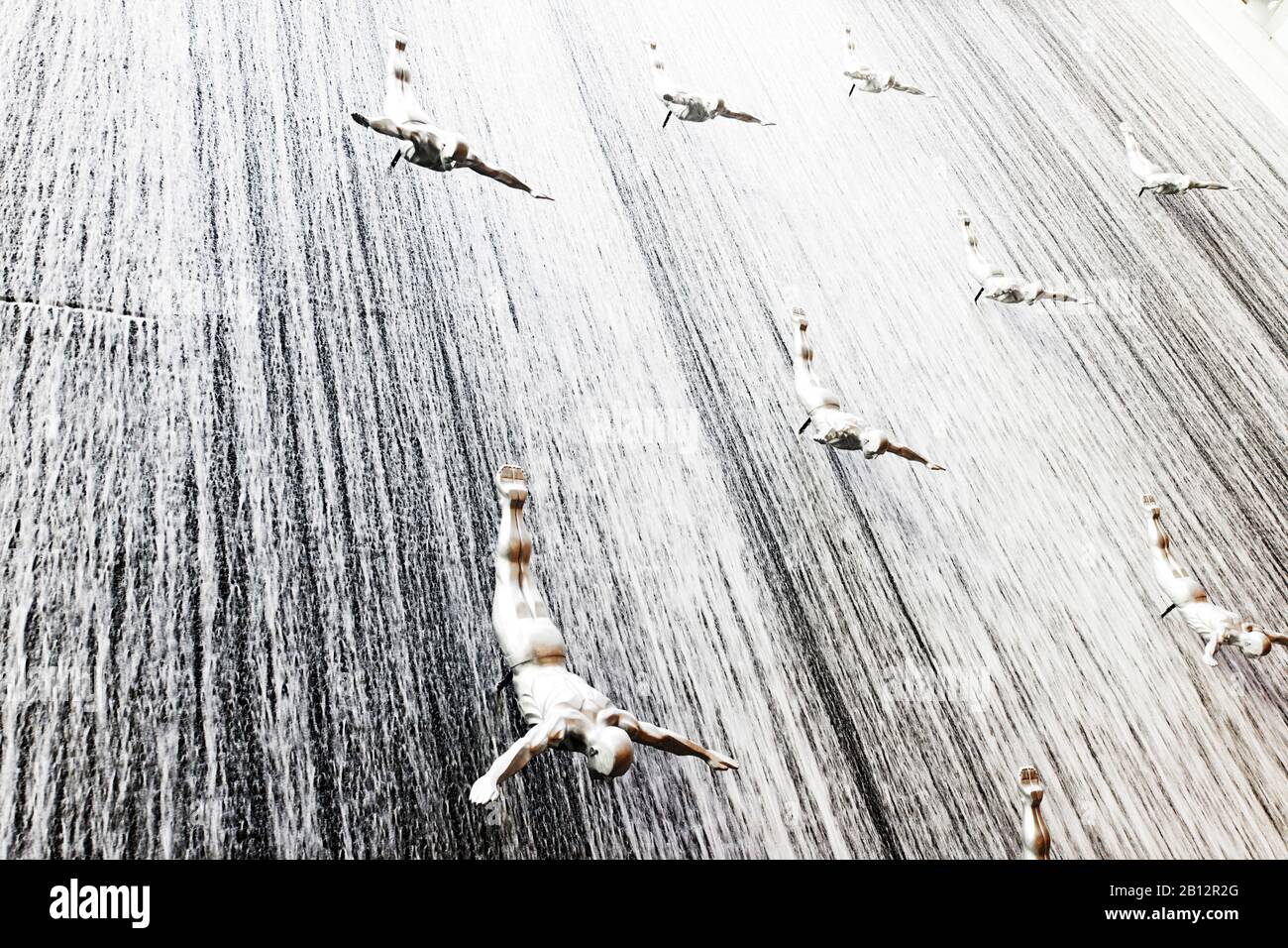 The Waterfall in Dubai Mall,Dubai,UAE Stock Photo - Alamy