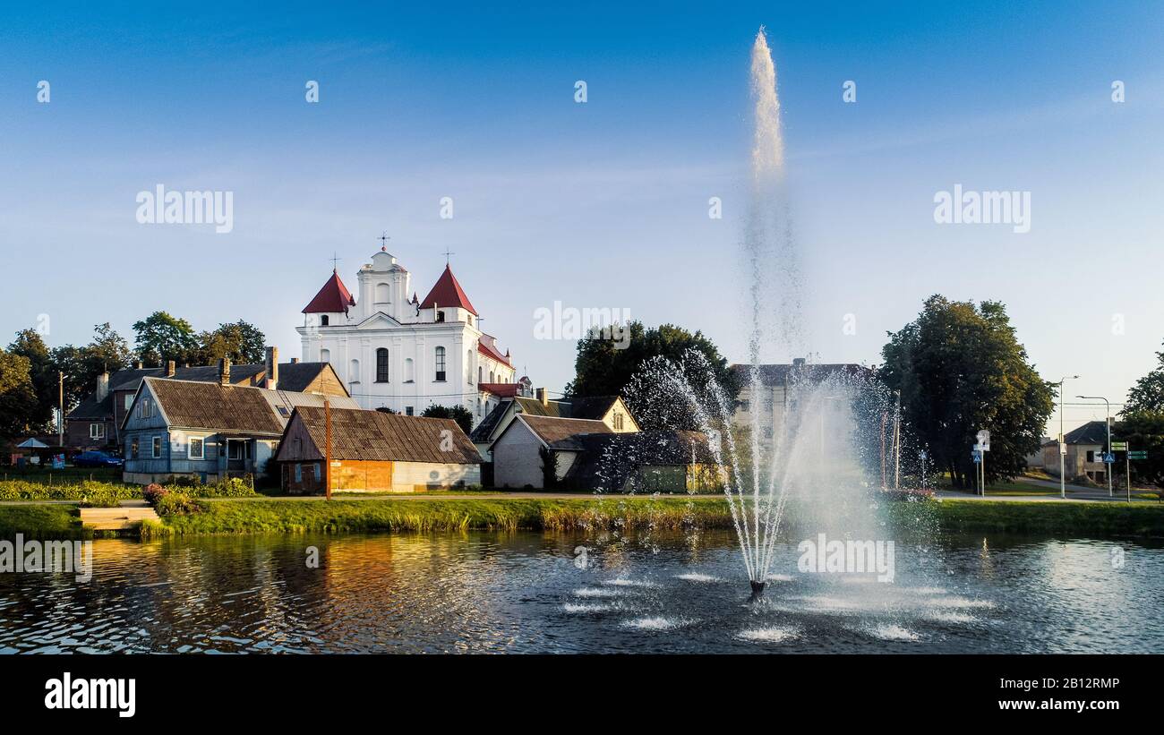 Raseiniai city landscape in the summer Stock Photo - Alamy