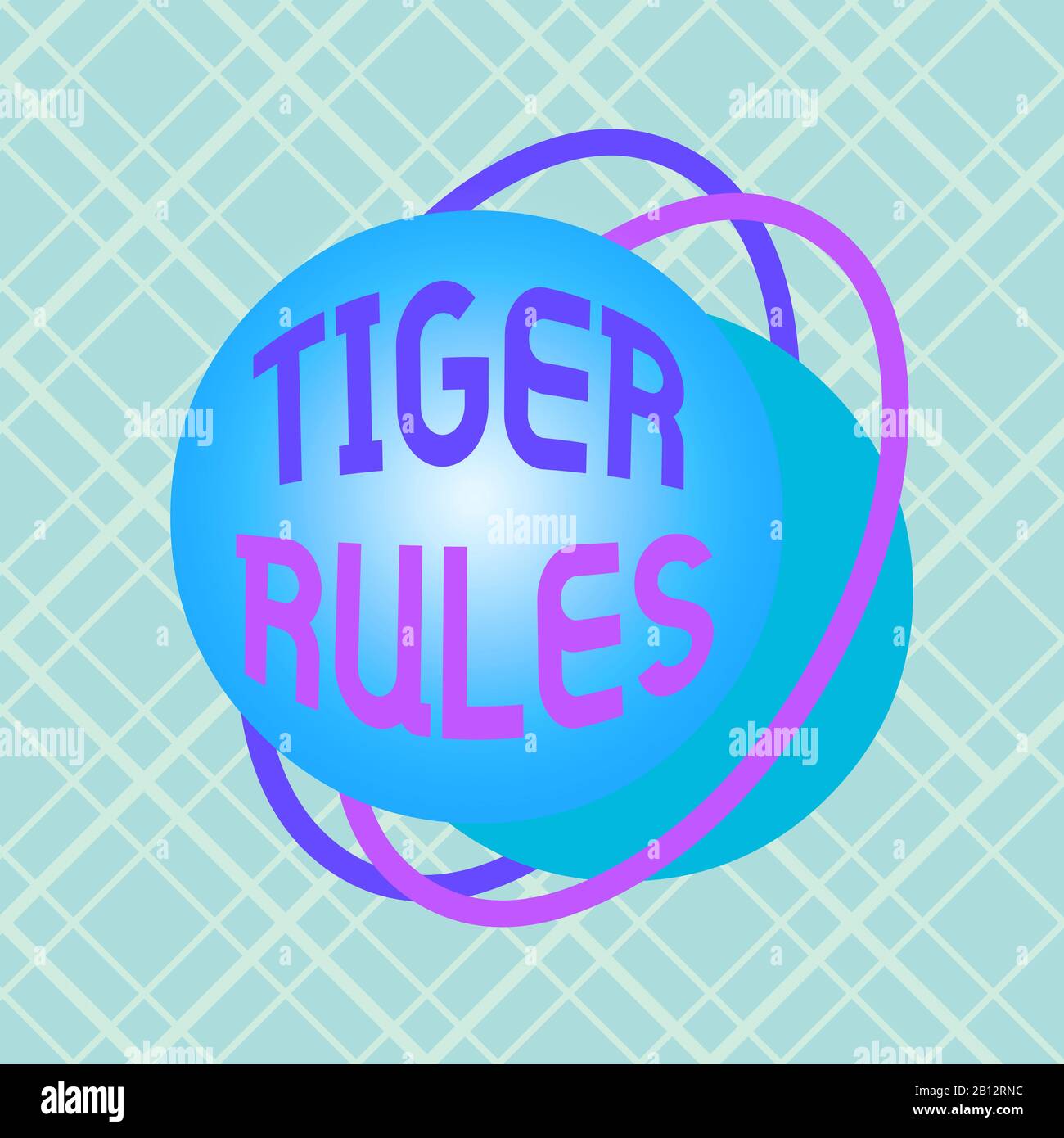 Writing note showing Tiger Rules. Business concept for Willpower and ...