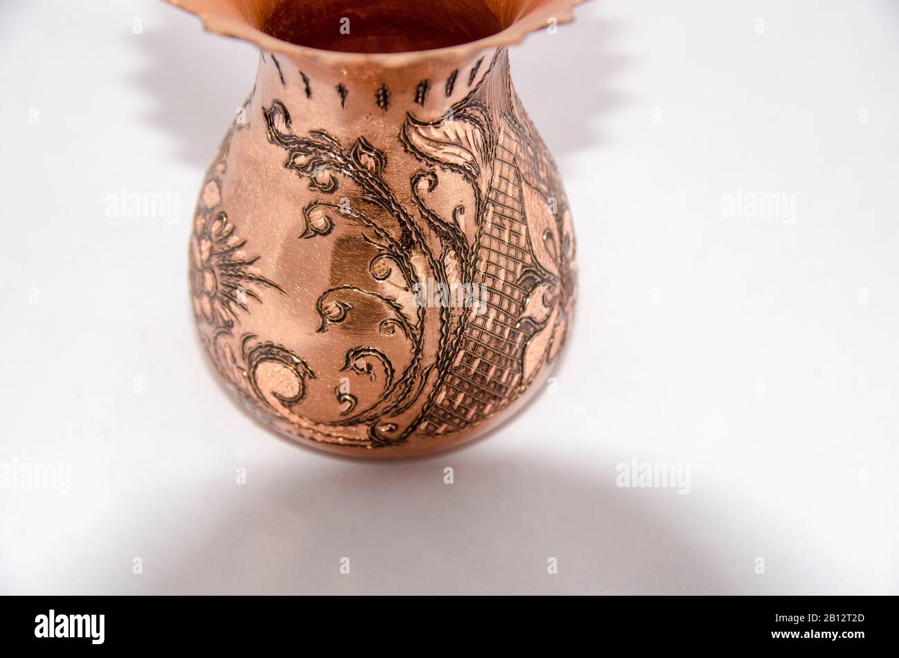 Ornamental Copper Vase Stock Photo - Alamy