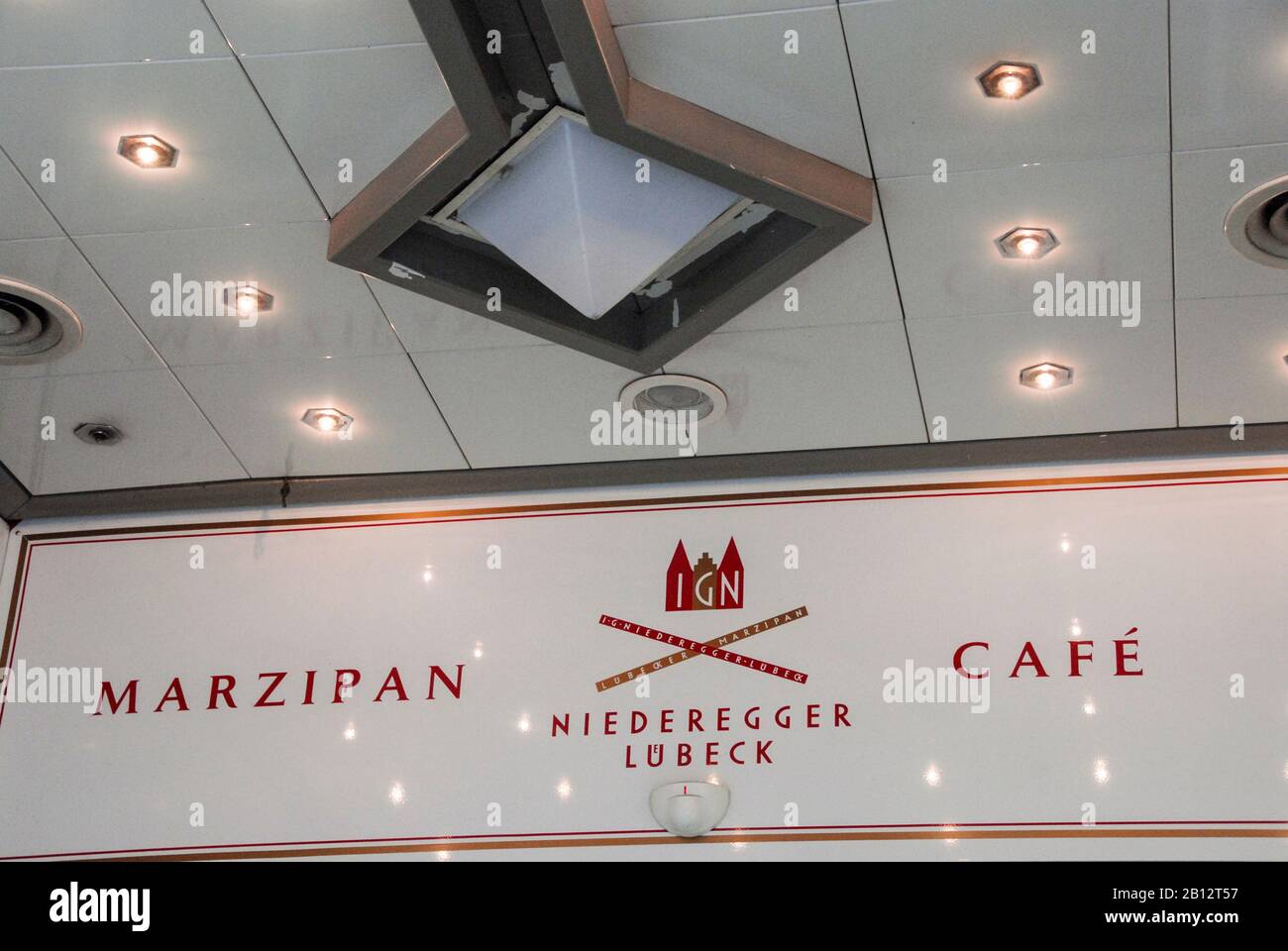 Marzipan shop cafe niederegger lubeck hi-res stock photography and ...