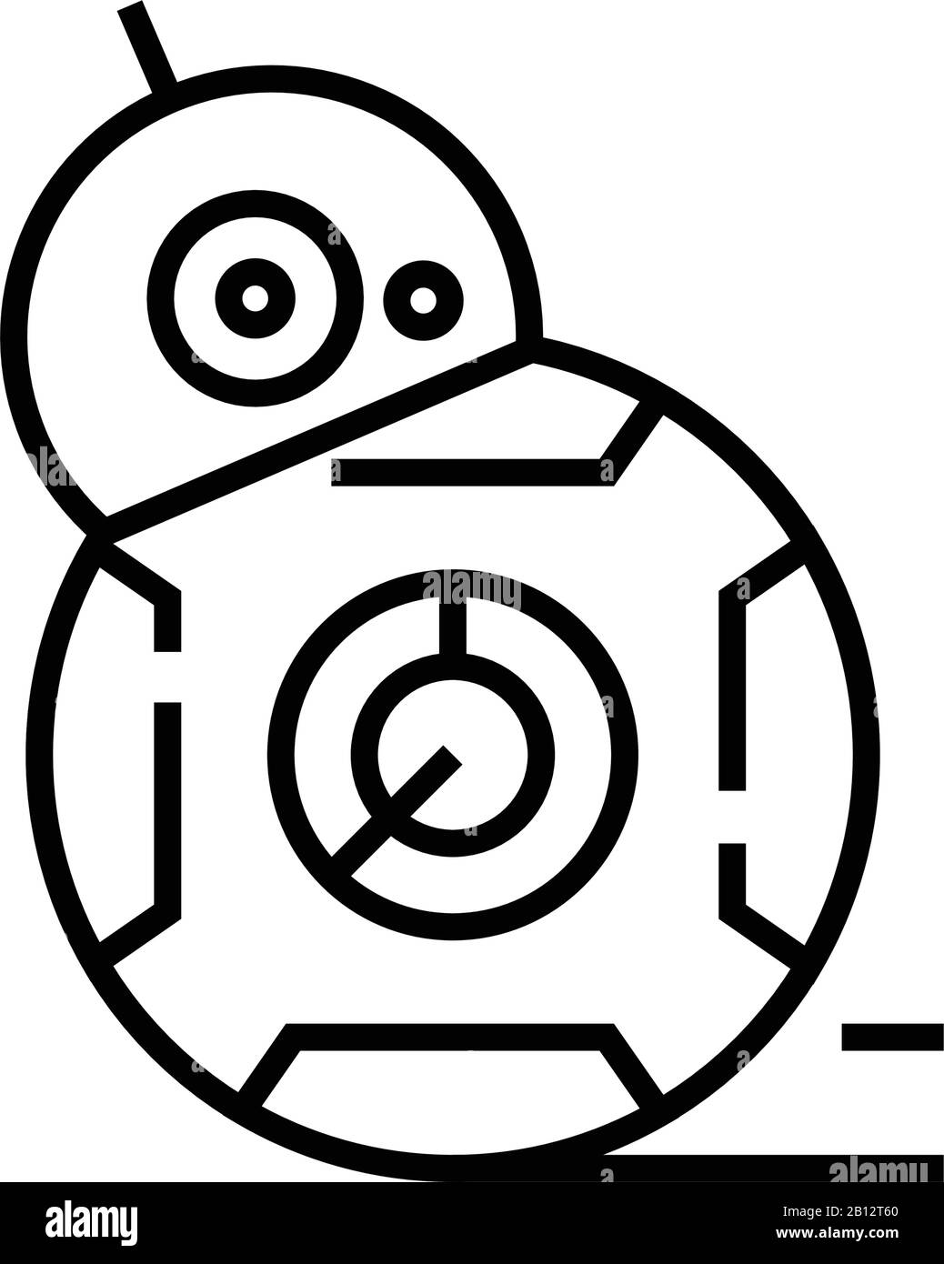 Cd room line icon, concept sign, outline vector illustration, linear ...