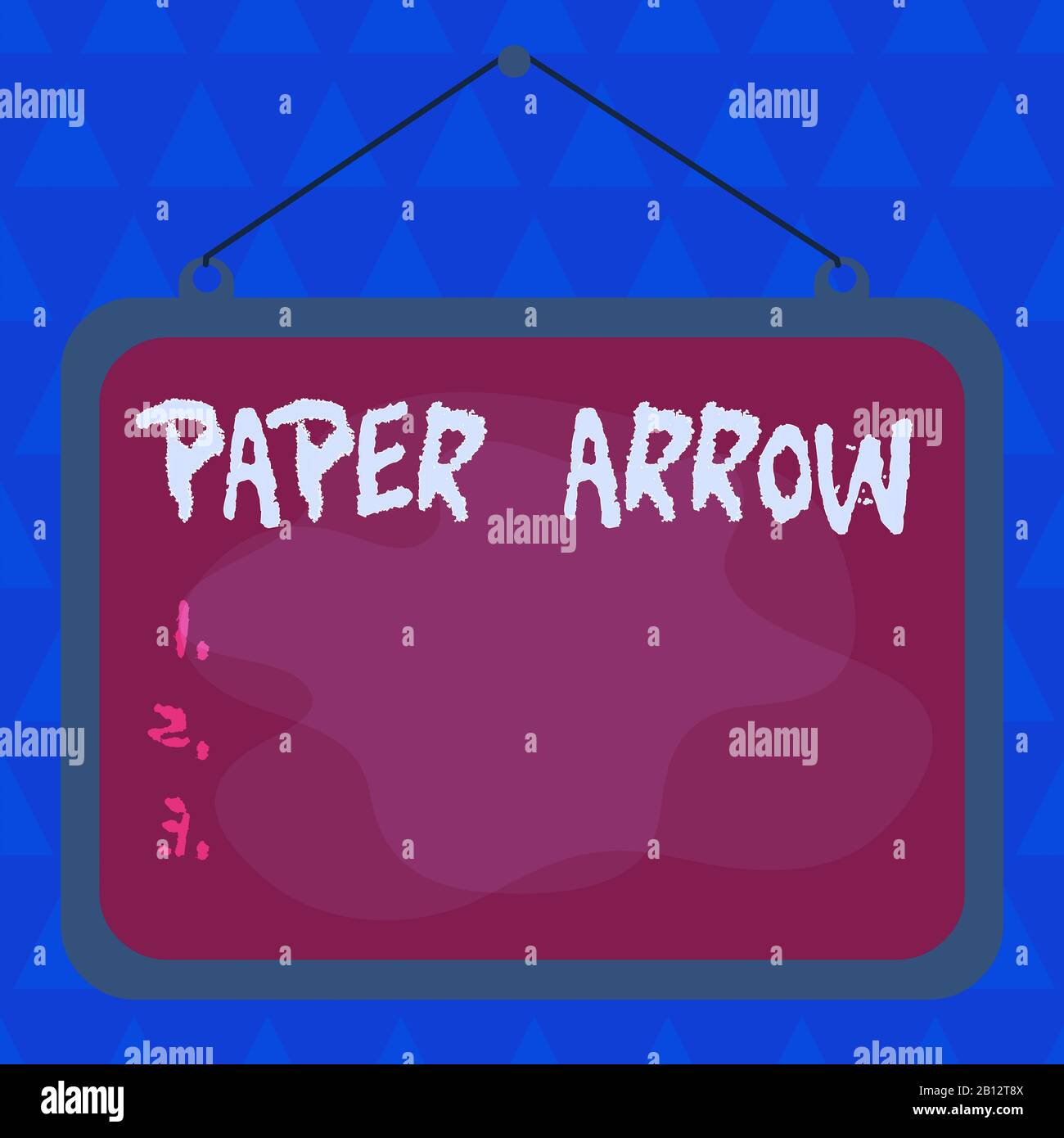 Conceptual hand writing showing Paper Arrow. Concept meaning Business ...