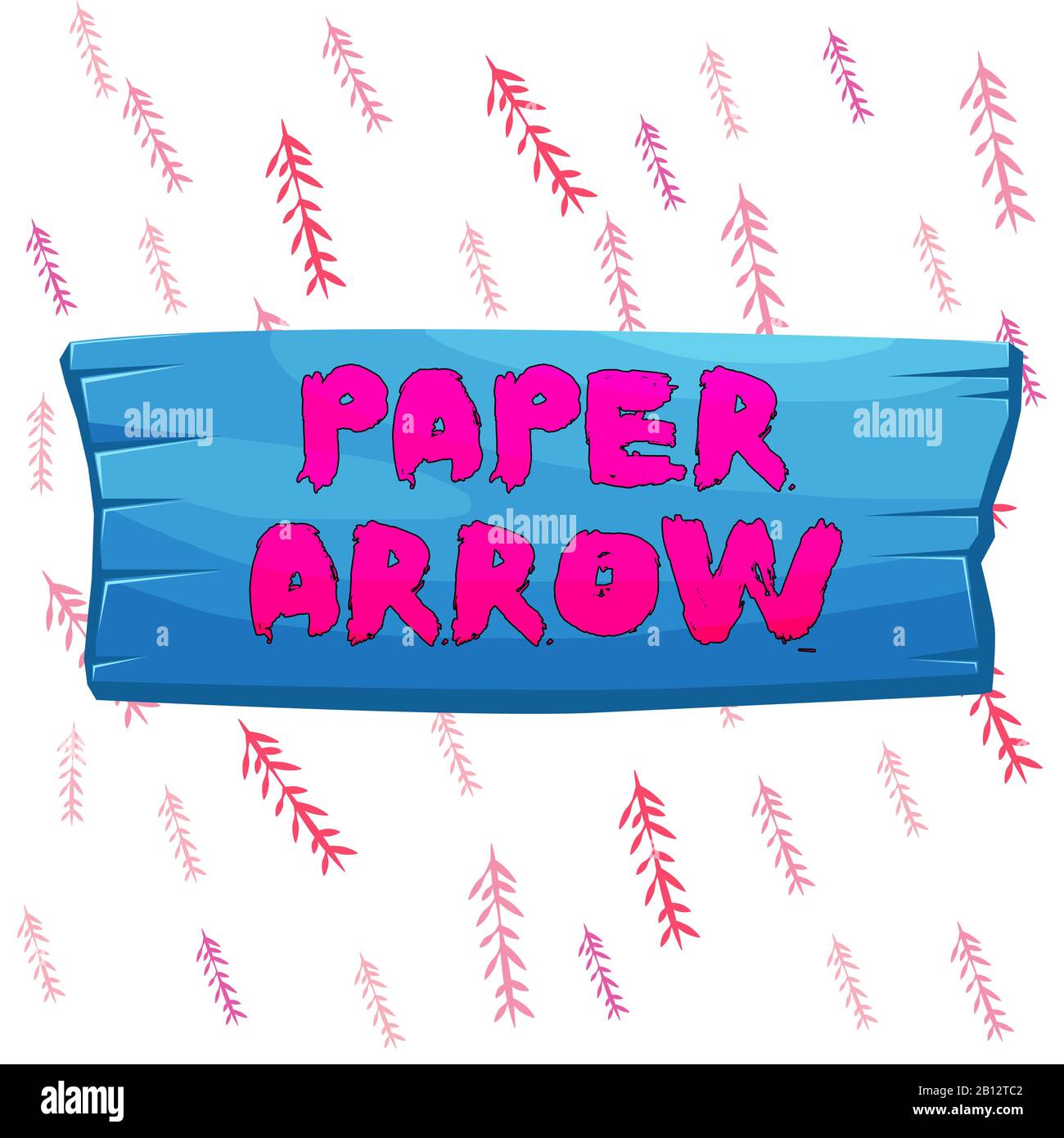 Handwriting text writing Paper Arrow. Conceptual photo Business ...