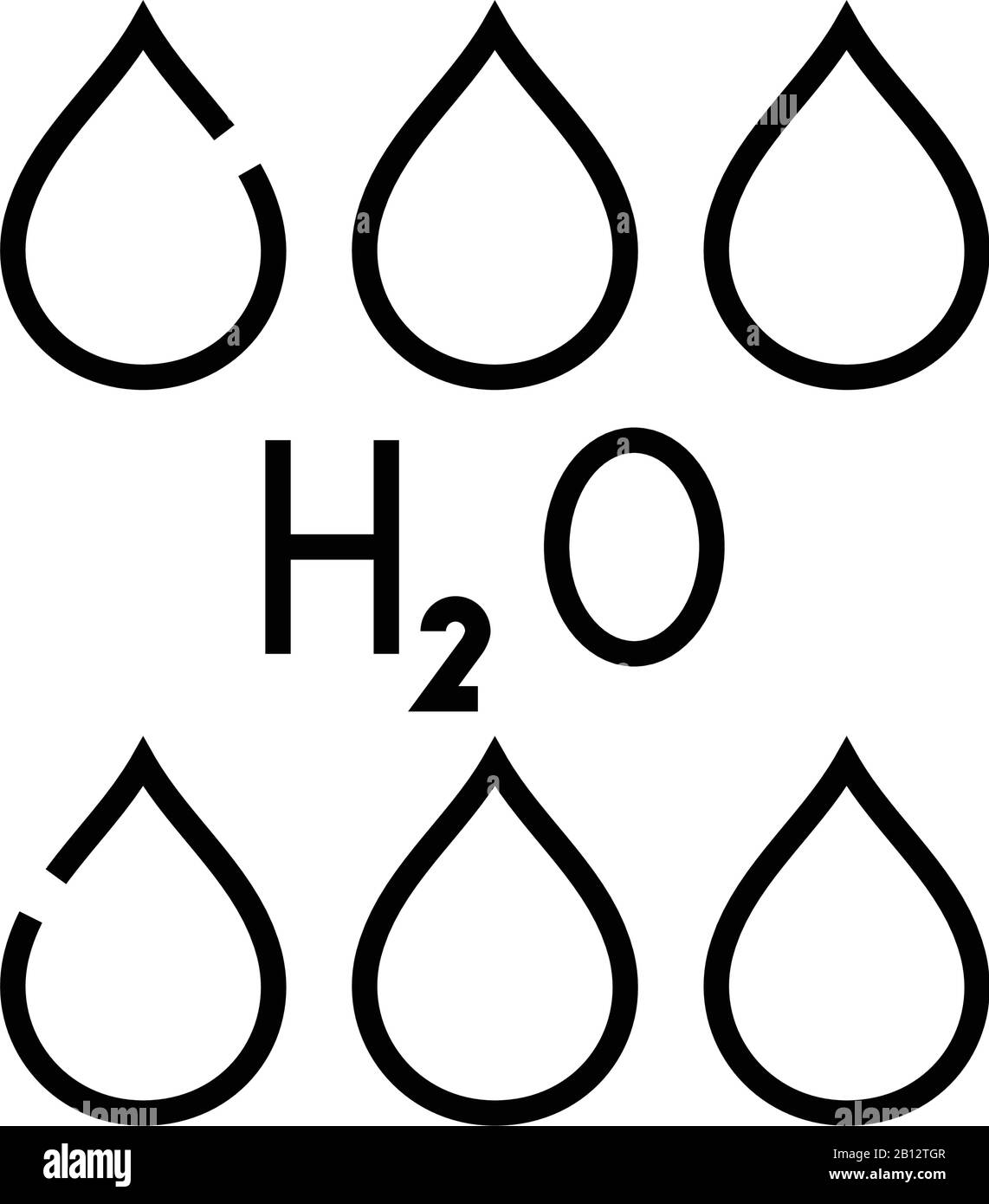 Chemical line icon, concept sign, outline vector illustration, linear ...