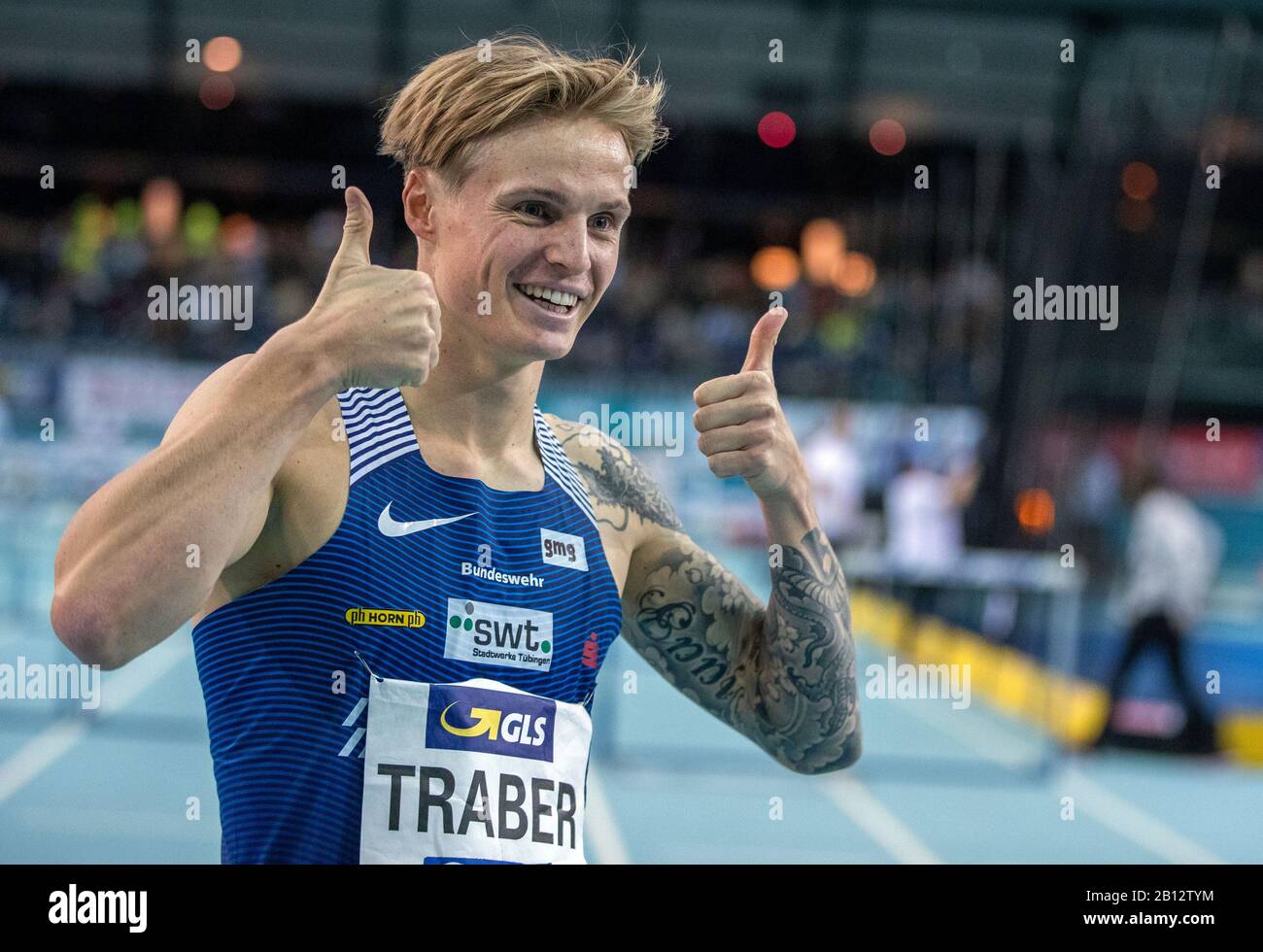 Leipzig, Germany. 22nd Feb, 2020. Athletics/hall: German championship ...