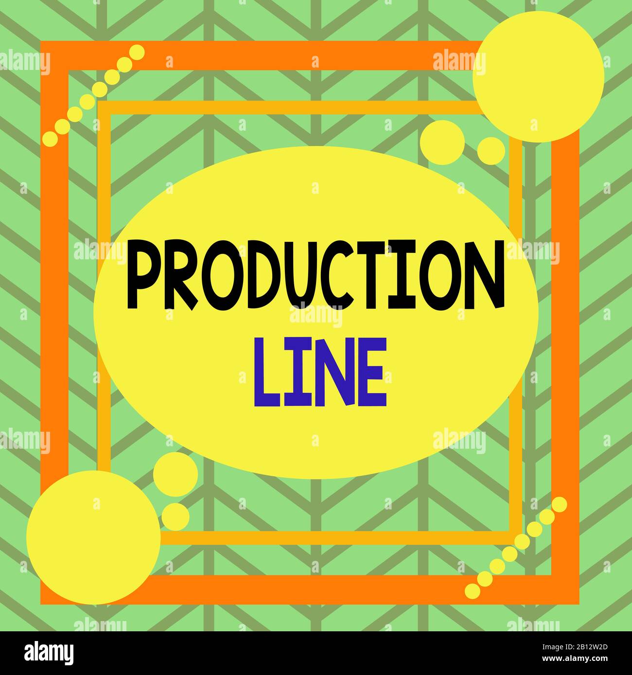 Handwriting text Production Line. Conceptual photo set of sequential ...