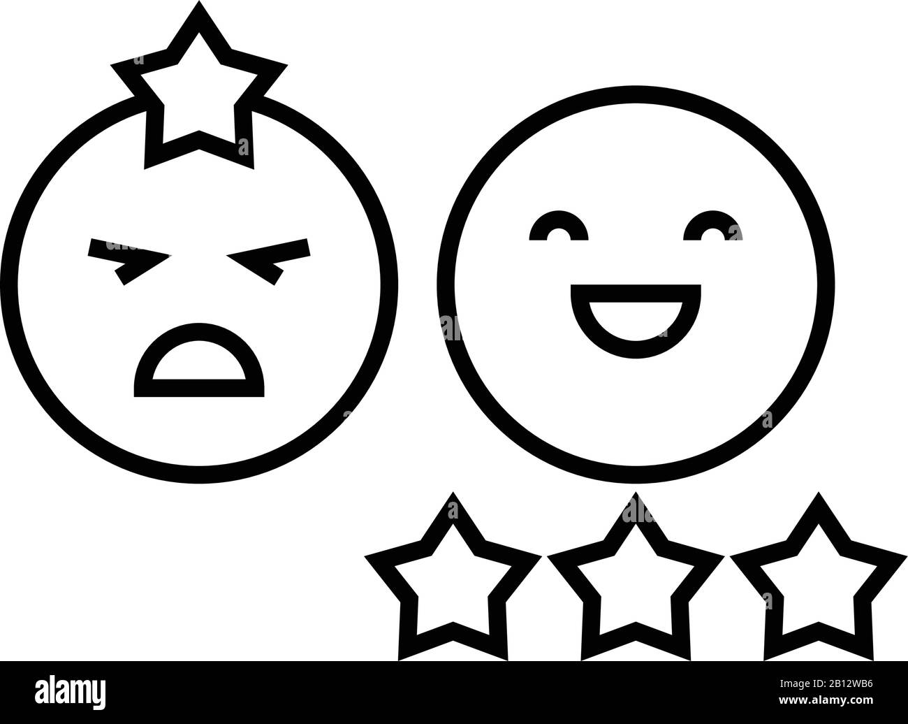 Checking Answers Line Icon Concept Sign Outline Vector Illustration Linear Symbol Stock