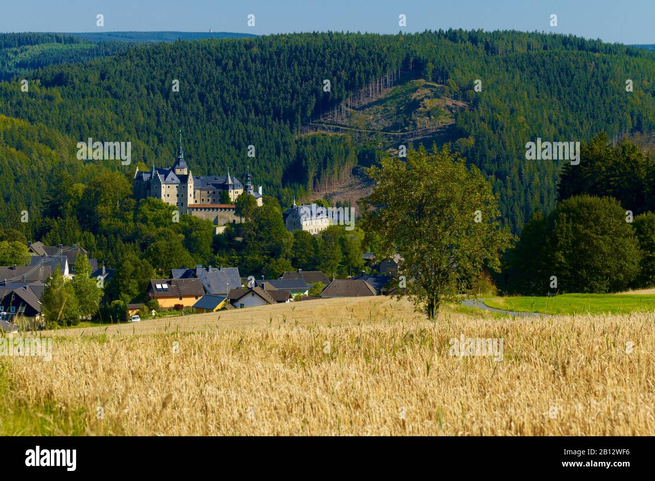 Lauenstein castle ludwigsstadt bavaria germany hi-res stock photography ...
