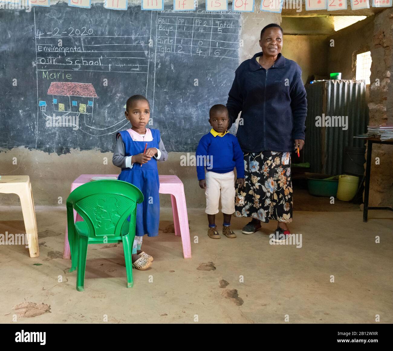 African school children class hi-res stock photography and images - Alamy
