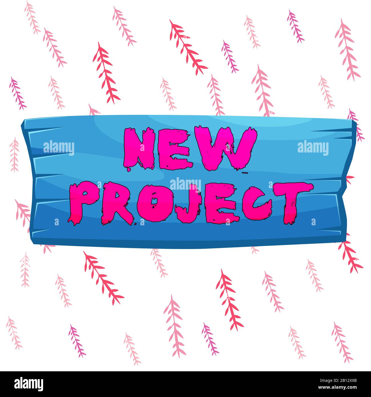 Handwriting text writing New Project. Conceptual photo Planned set of ...