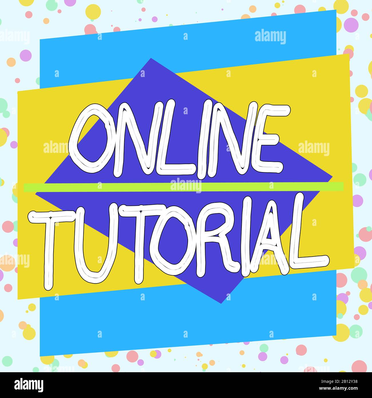 Word writing text Online Tutorial. Business photo showcasing process of ...