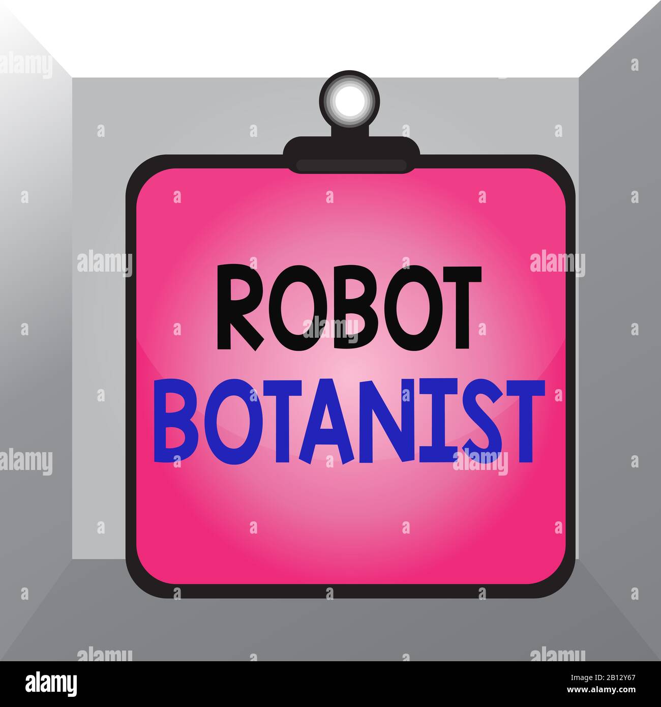 Conceptual hand writing showing Robot Botanist. Concept meaning Methods ...