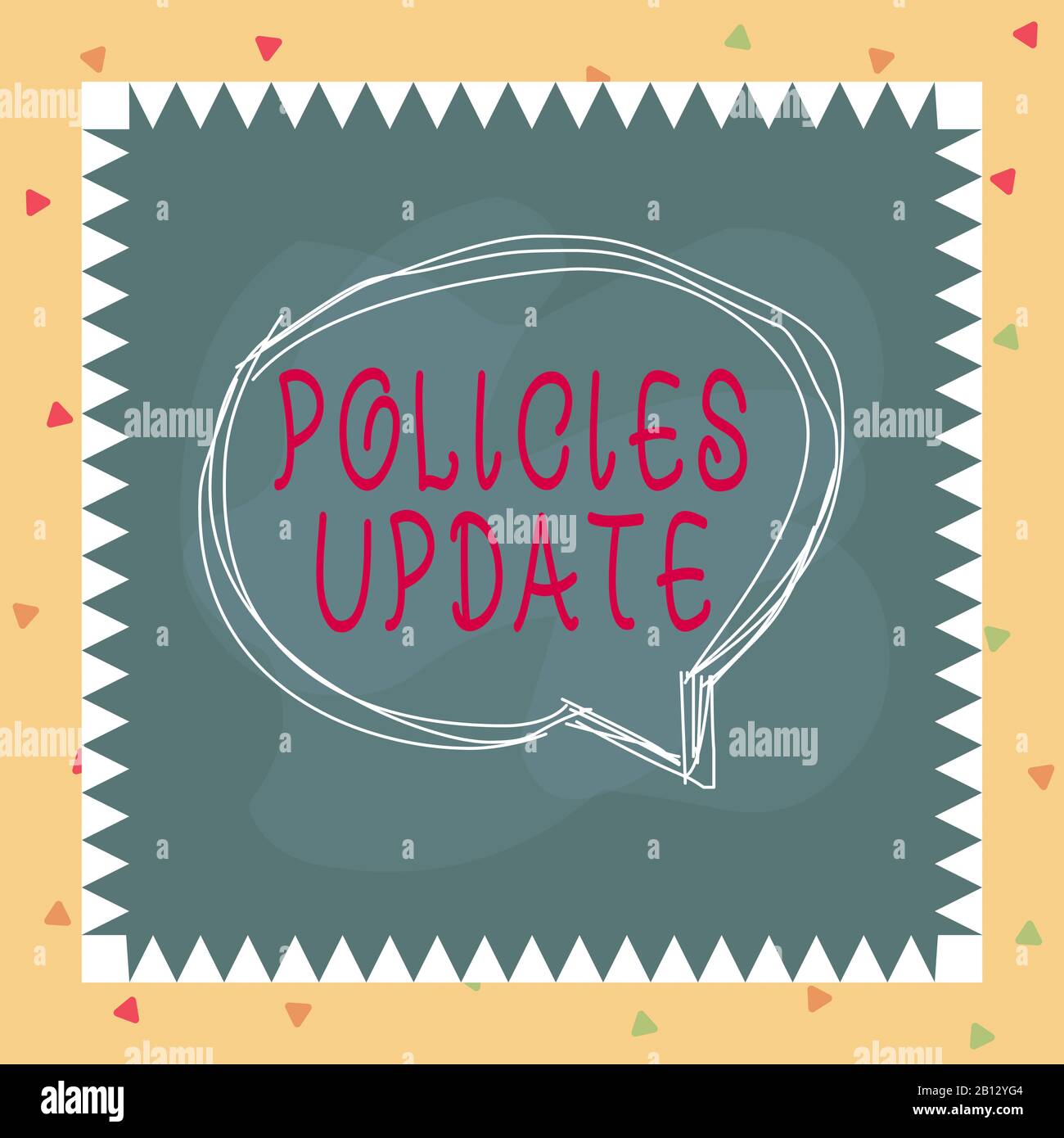 Writing note showing Policies Update. Business concept for act of ...
