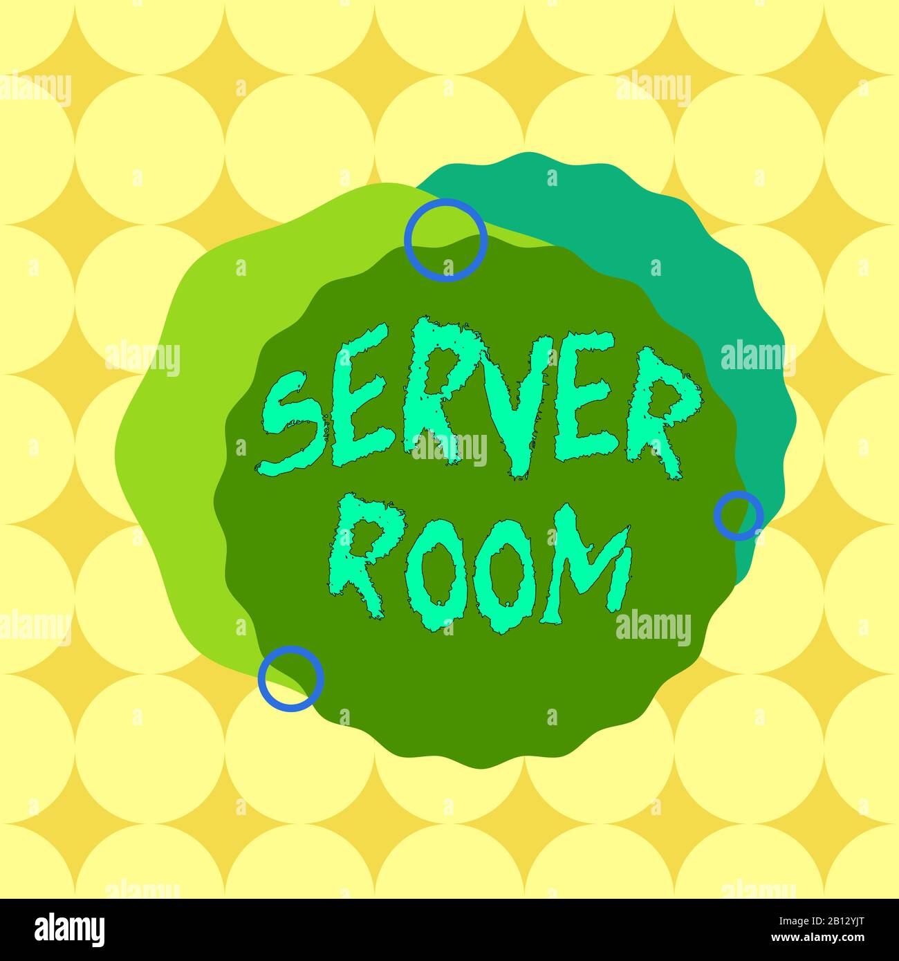 Conceptual hand writing showing Server Room. Concept meaning a room ...